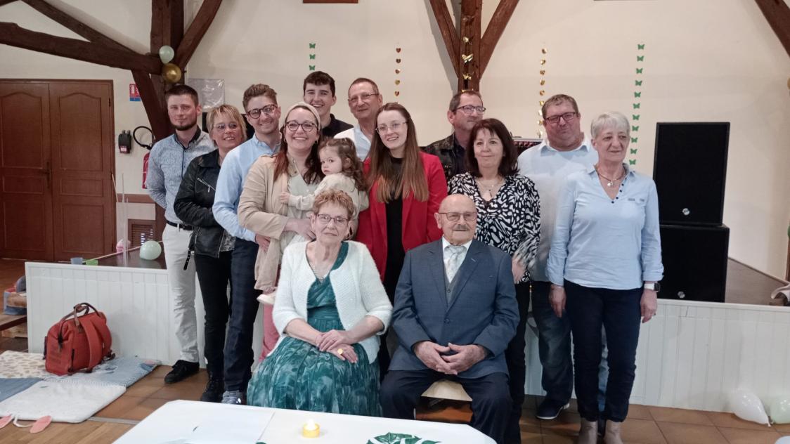 Nicole et Michel Turot ont fêté leurs 60 ans de mariage à Dampierre