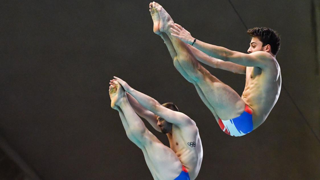 Alexis Jandard et Jules Bouyer, la confiance sur la planche de plongeon