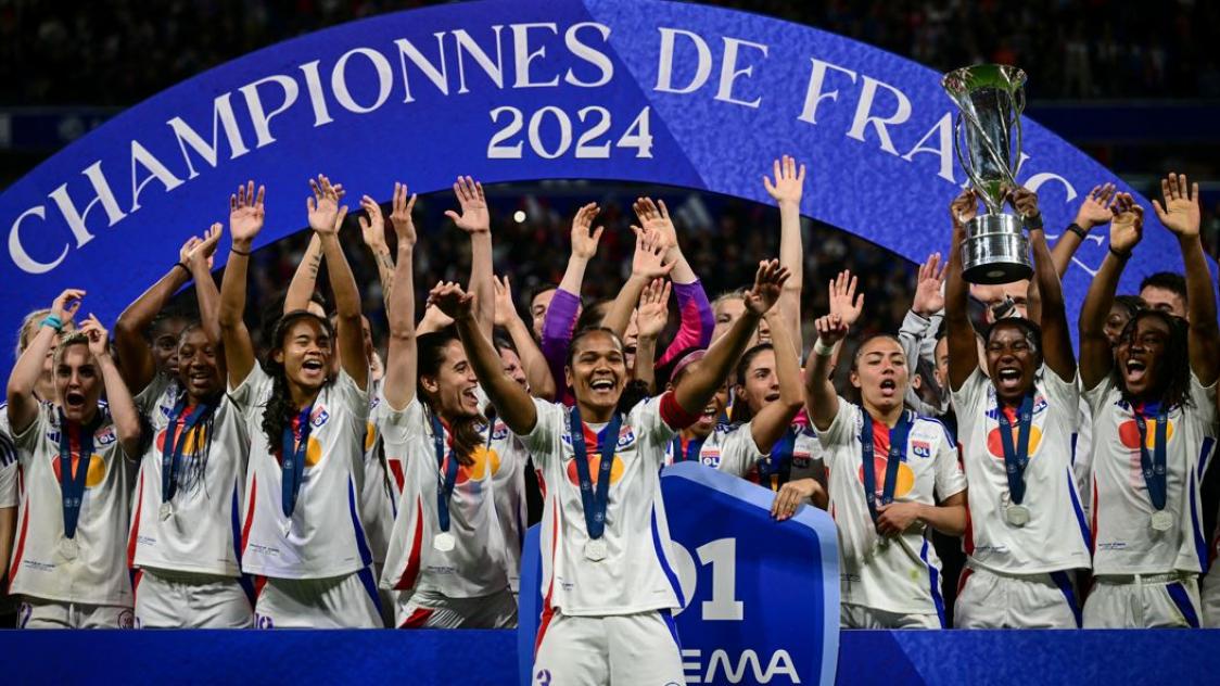 L Olympique Lyonnais a rafle son 17e titre de champion de France en D1 feminine