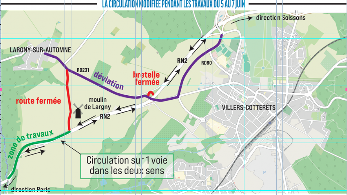 Travaux sur la RN2 près de Villers-Cotterêts: à quoi faut-il s’attendre ...