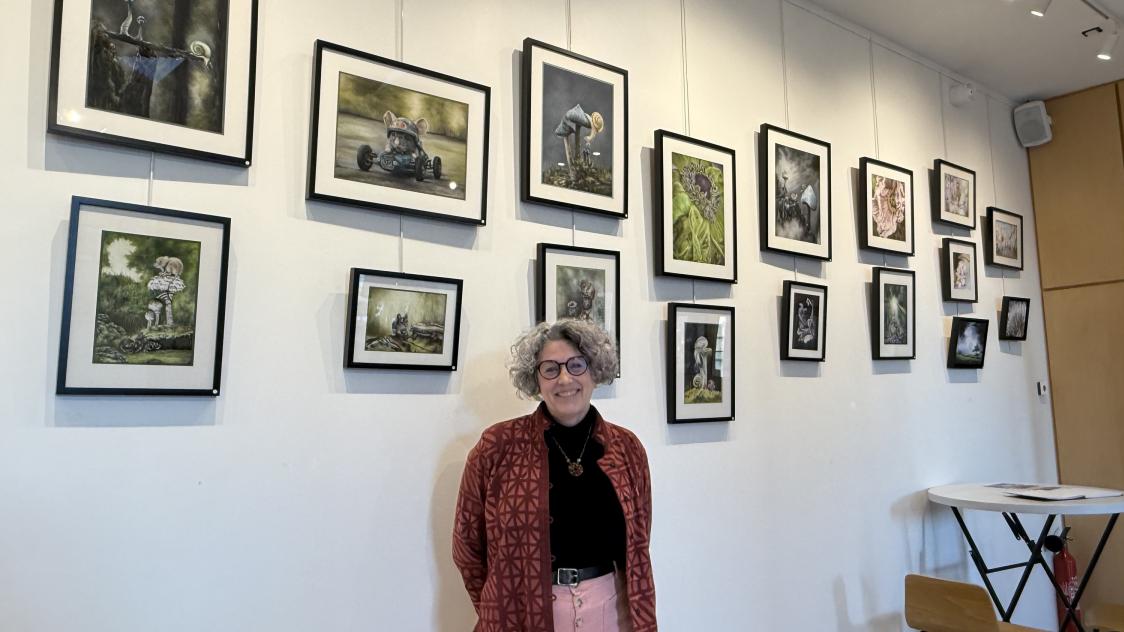 Isabelle Le Guyader et Nathalie Macé exposent leurs toiles à la ...