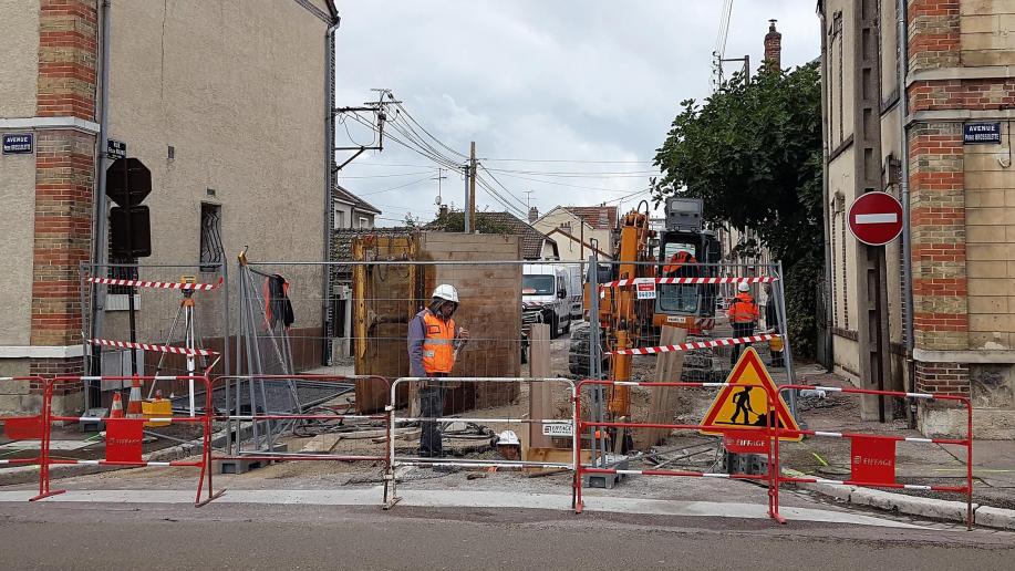 Les travaux de la rue Félix-Faure ont débuté à Romilly-sur-Seine