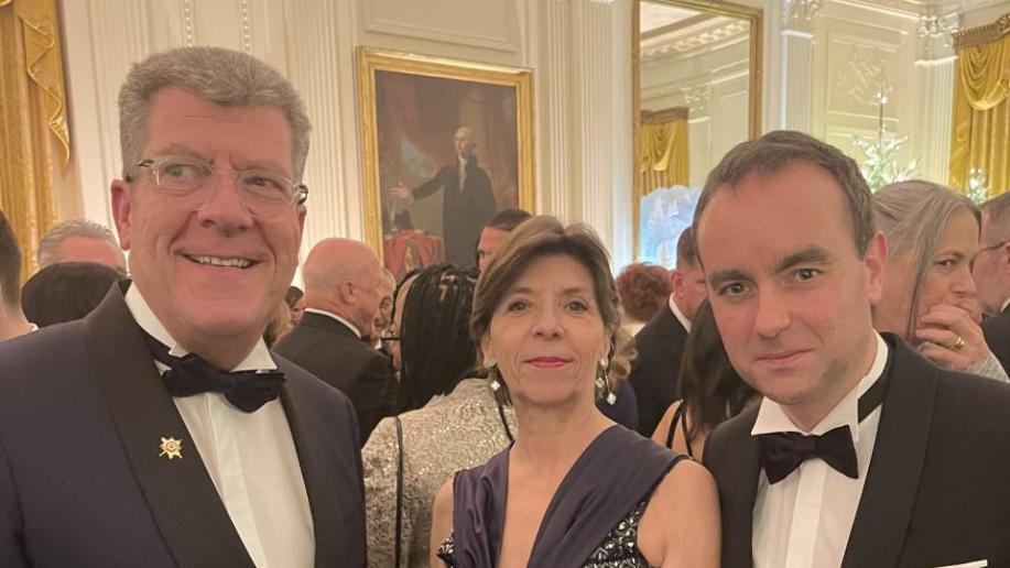 Aisne : le sénateur Antoine Lefèvre en visite présidentielle aux États-Unis