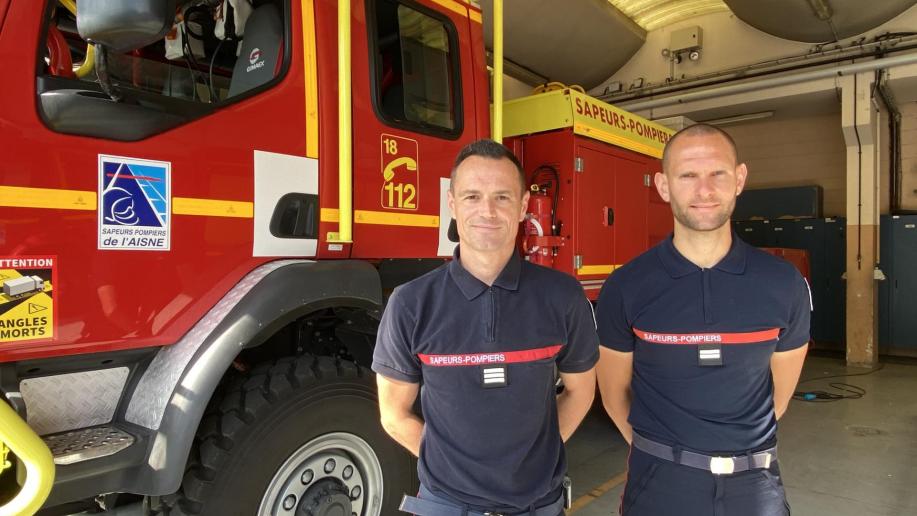 Deux nouvelles têtes au commandement des pompiers de Soissons