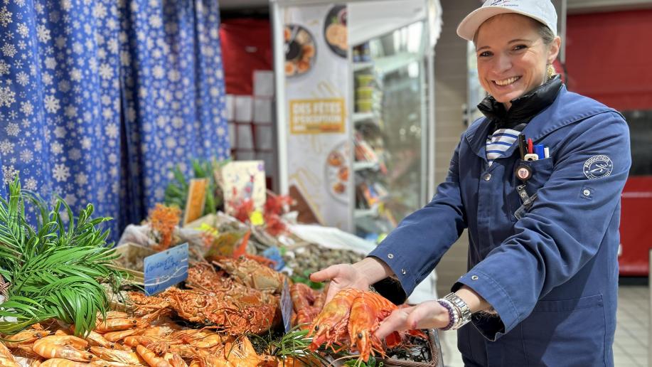 Le rayon poissonnerie de l’Intermarché de Mourmelon-le-Grand est l’un ...