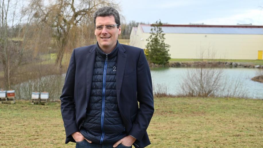 Portrait de Jean-Xavier Lévêque, directeur de la Sodéleg à Athies-sous-Laon