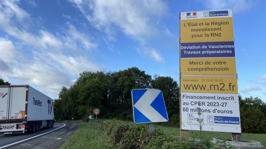 L’immense chantier du viaduc sur la RN2 entre Villers-Cotterêts et ...