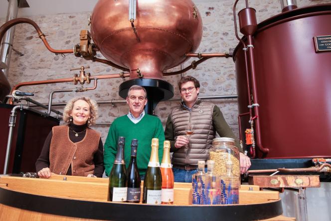 Dans la Vallée de la Marne, la maison de champagne Huiban fait aussi dans les spiritueux