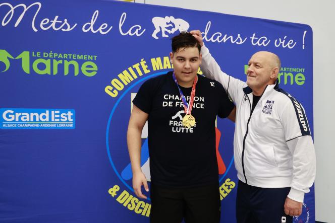 Le Châlonnais Anyss El Hamel couronné champion de France de lutte