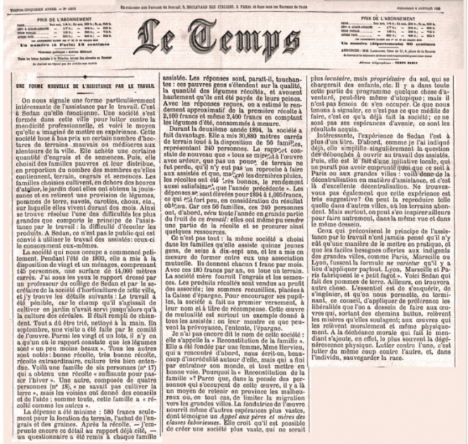 Sedan, berceau des jardins ouvriers