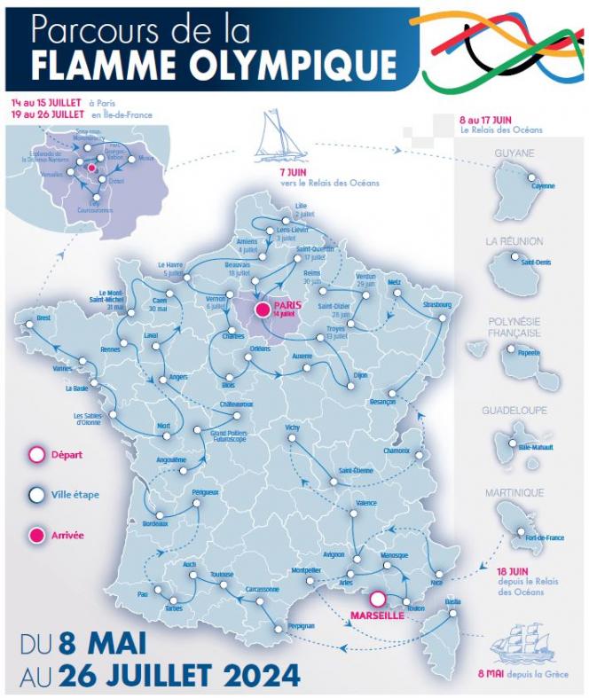 Paris 2024 : la flamme olympique passera-t-elle chez vous