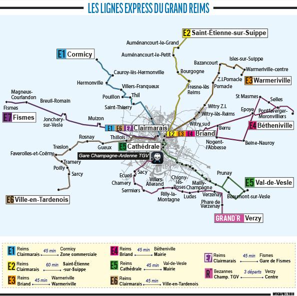Les nouvelles lignes de bus du Grand Reims démarreront bien le 2 septembre