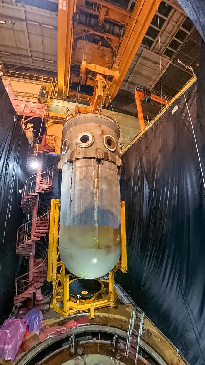 Opération inédite en France : la cuve d’un réacteur de la centrale nucléaire de Chooz a été extraite