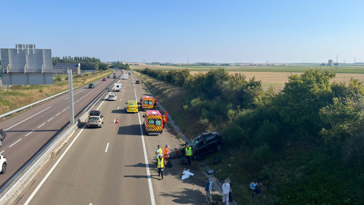 Accident sur l’A26, juste après l’entrée de Thennelières : deux blessés ...